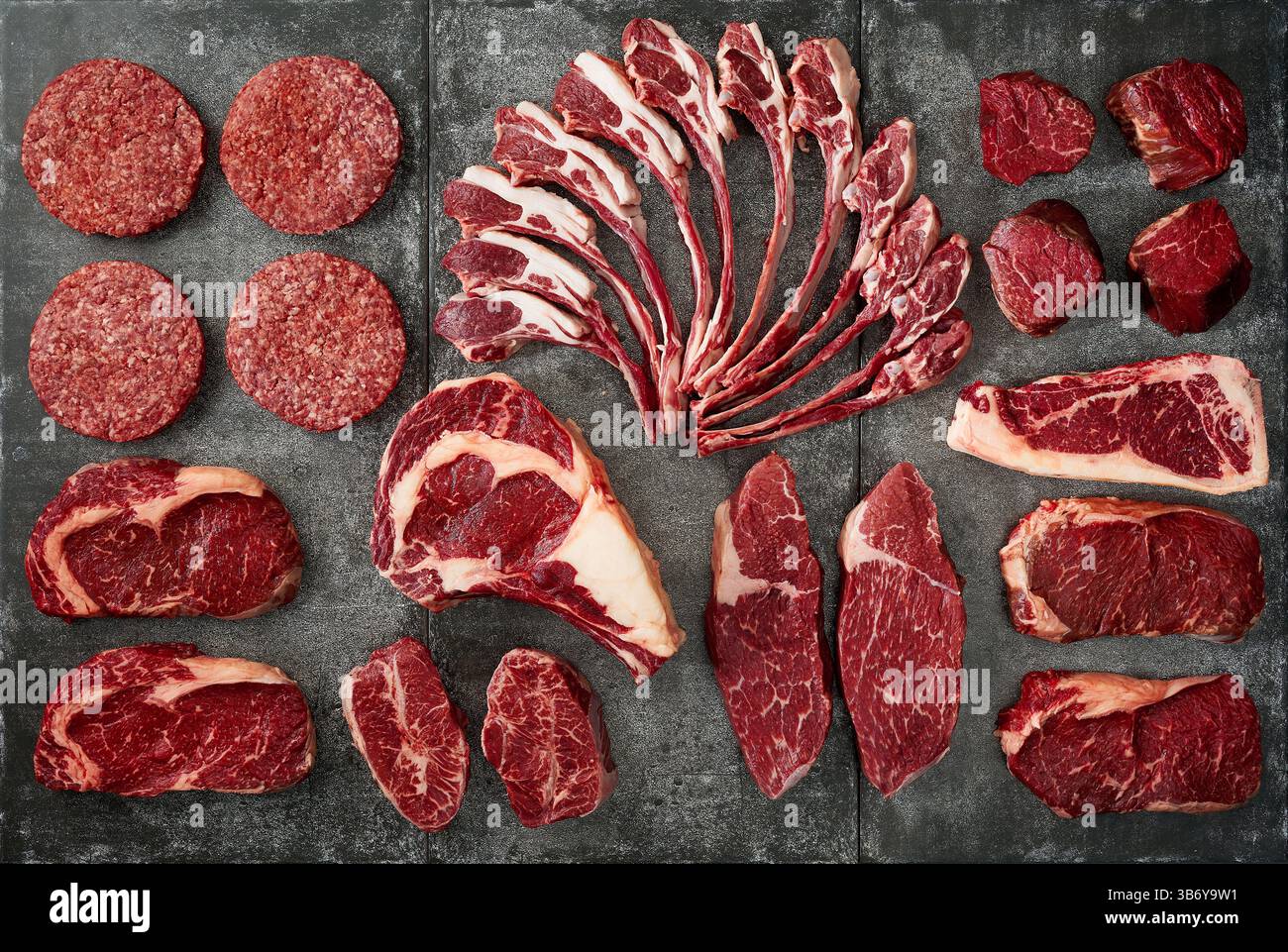 Various cuts premium beef hi-res stock photography and images - Alamy