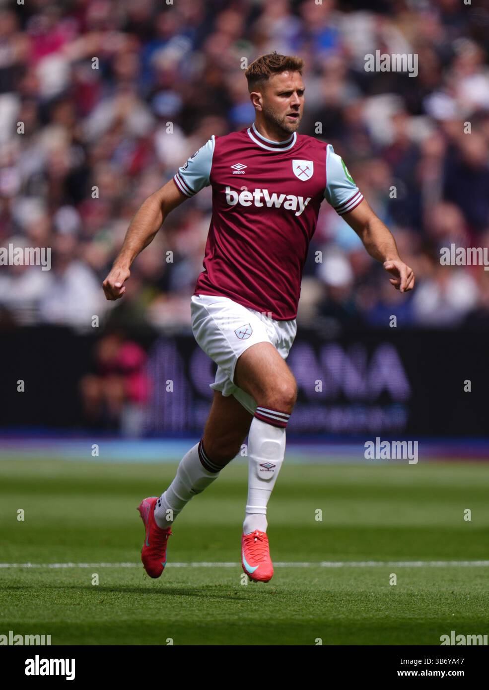 West Ham United's Niclas Fullkrug during the Premier League match at ...