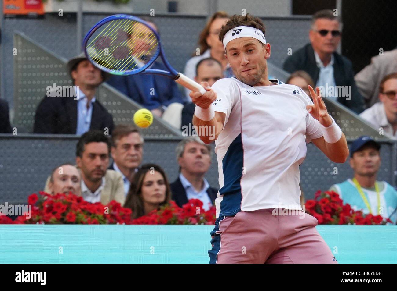 Madrid, Spain. 04th May, 2025. Tennis player Casperd Ruud vs Jack Draper during Final the Madrid ...