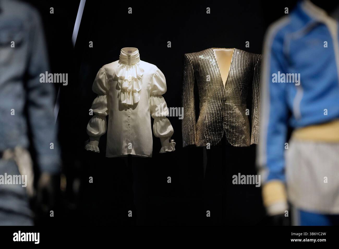 Designs by Louis Wells and worn by Prince, second from left, and Pat ...