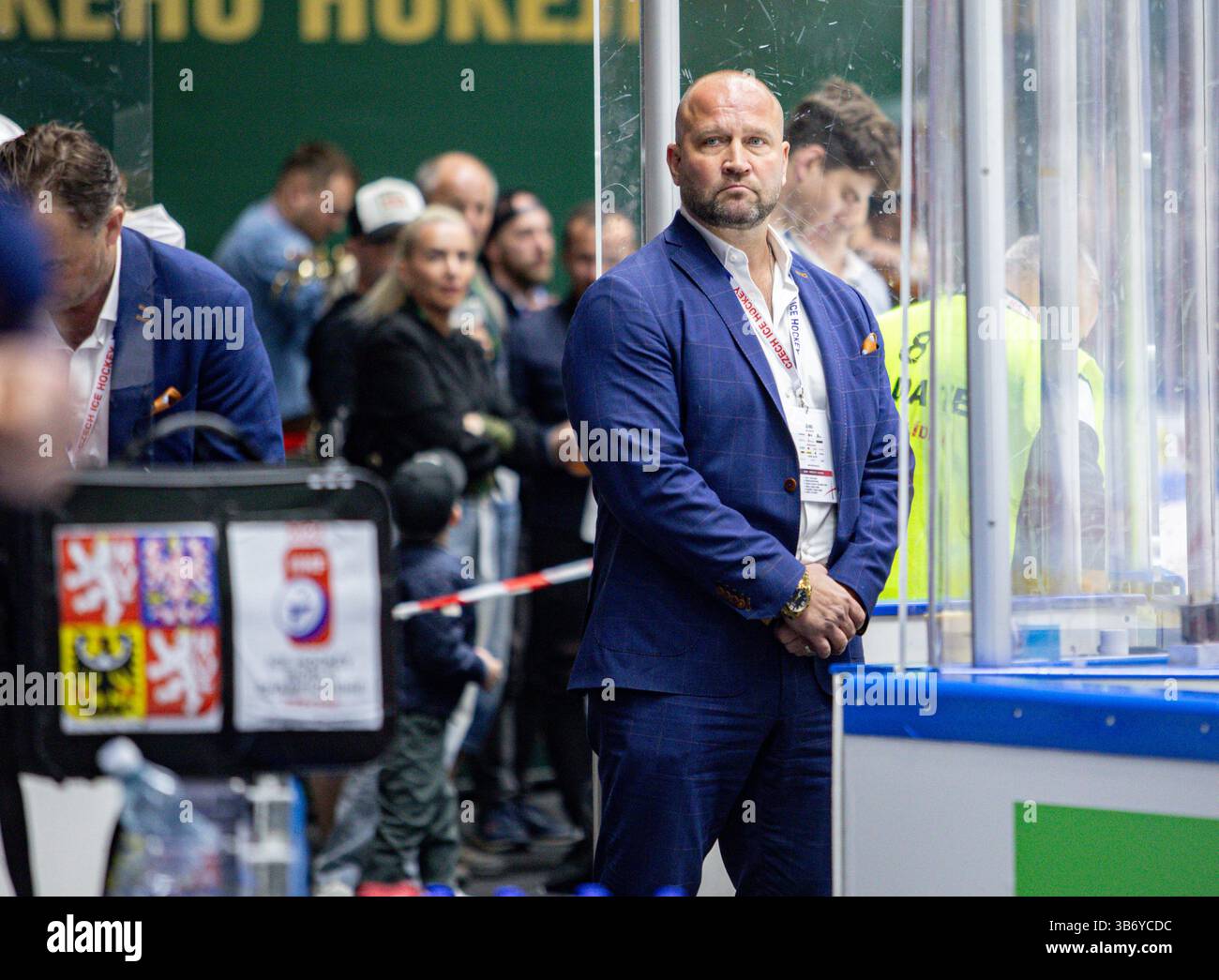 General manager of the Czech team Jiri Slegr is seen during the Czech ...
