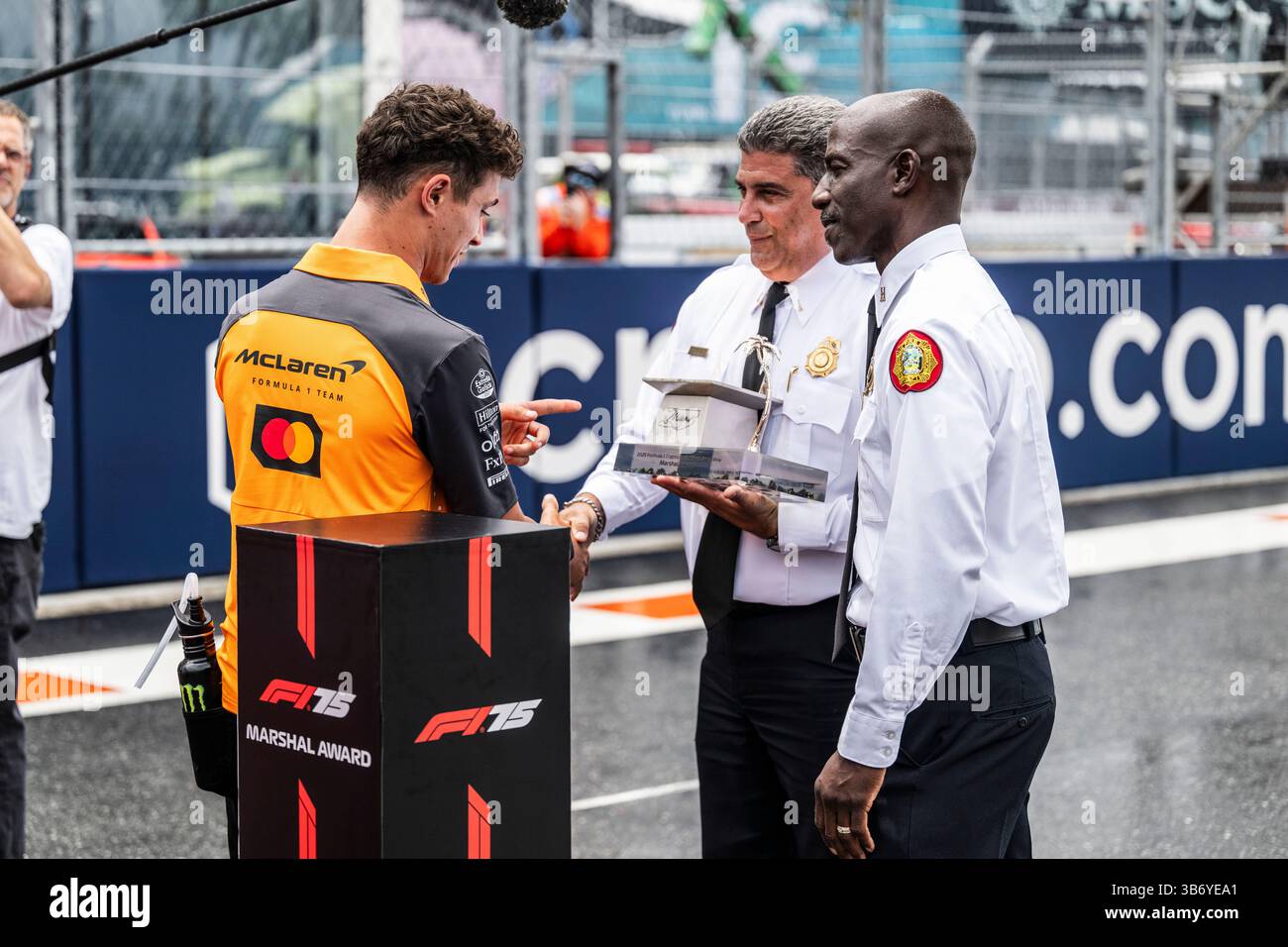 Miami Gardens, Etats Unis. 04th May, 2025. NORRIS Lando (gbr), McLaren ...