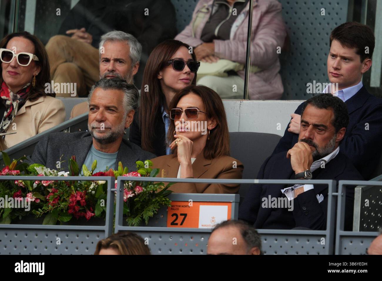 Madrid, Spain. 04th May, 2025. Model Nieves Alvarez during Masters Series Madrid 2025 in Madrid ...