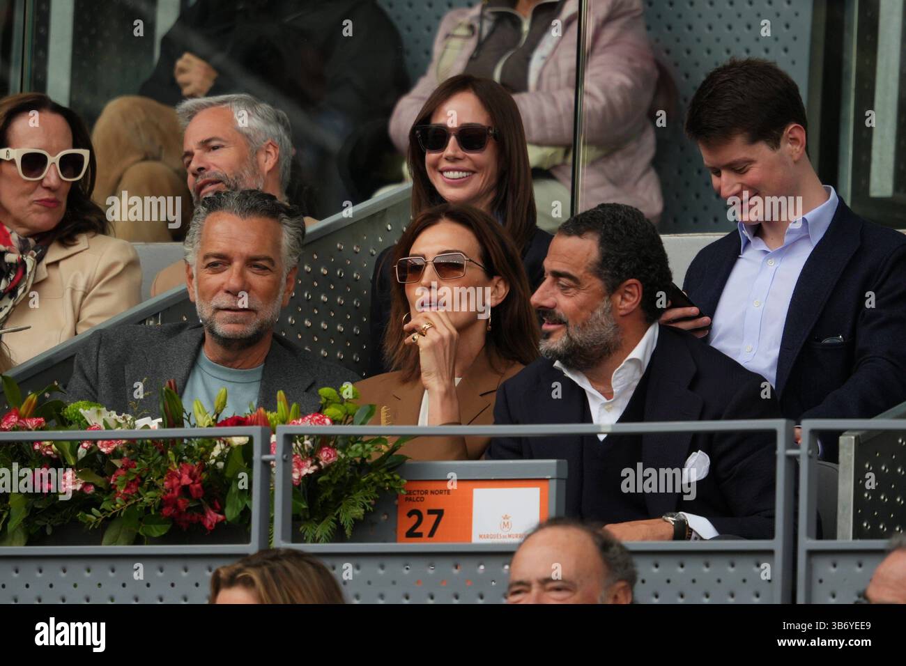 Madrid, Spain. 04th May, 2025. Model Nieves Alvarez during Masters Series Madrid 2025 in Madrid ...