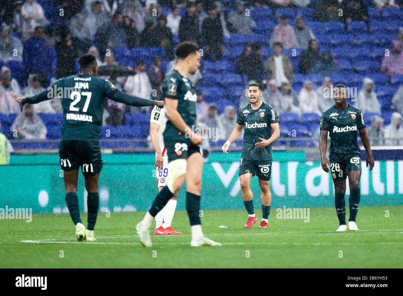 France. 04th May, 2025. 21 Anass ZAROURY (rcl) during the Ligue 1 ...