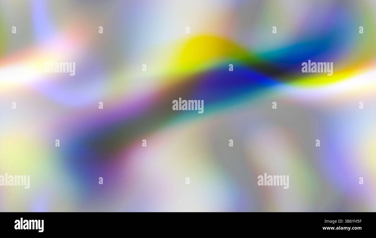Rainbow Refraction Flow Texture – Abstract Iridescent Wavy Background ...
