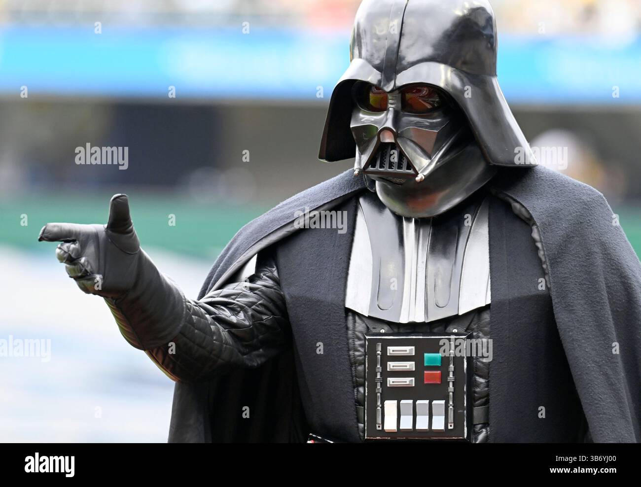 Pittsburgh, United States. 04th May, 2025. Darth Vader enters PNC Park ...