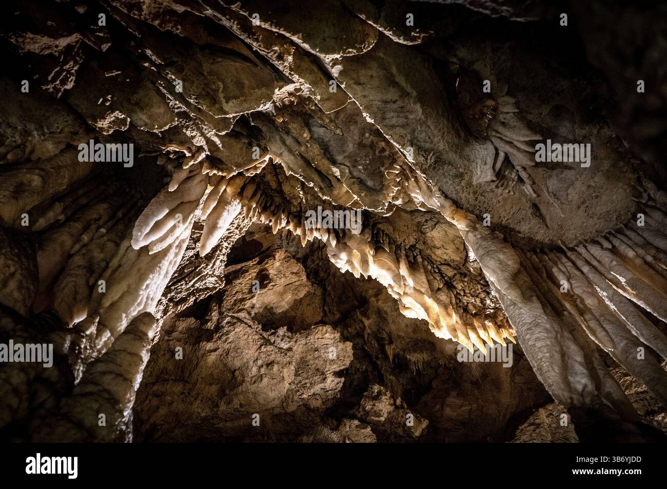 Mysterious view stalactites stalagmites hi-res stock photography and ...