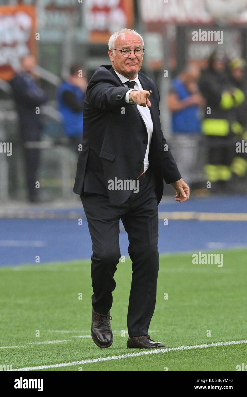 Rome, Italy. 4th May 2025, Olimpico Stadium, Rome, Italy; Serie A ...