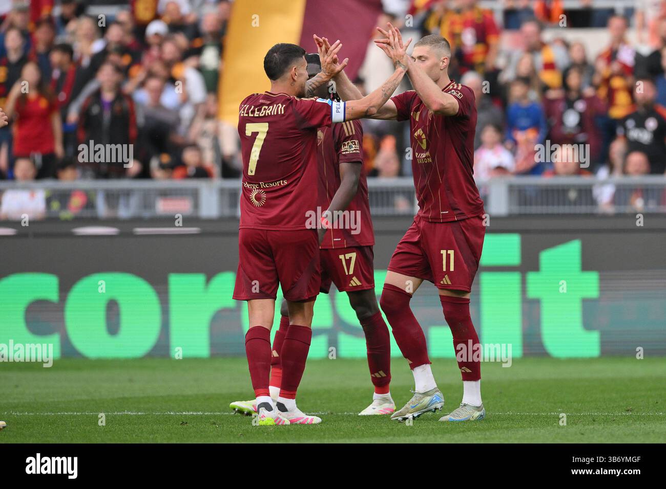 Rome, Italy. 4th May 2025, Olimpico Stadium, Rome, Italy; Serie A ...