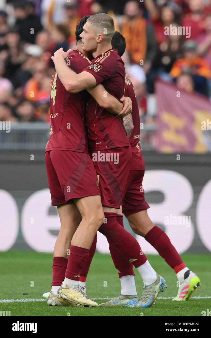 Rome, Italy. 4th May 2025, Olimpico Stadium, Rome, Italy; Serie A ...