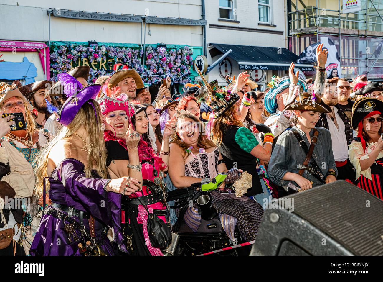 Brixham, Devon, UK. 4th May, 2025. Pirates descend on The Brixham ...