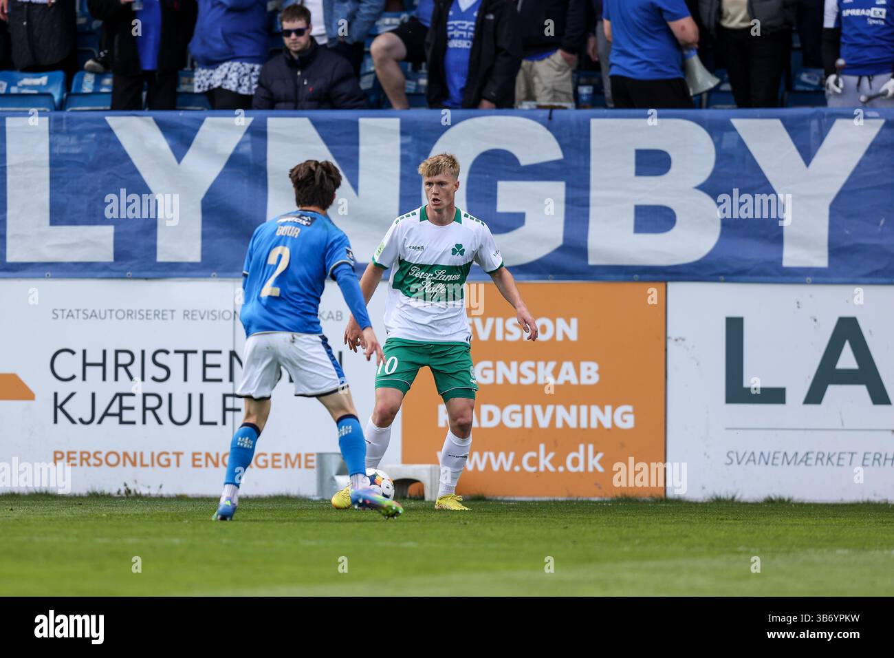 Lyngby, Denmark. 04th May, 2025. Isak Jensen (10) of Viborg FF seen during the 3F Superliga ...