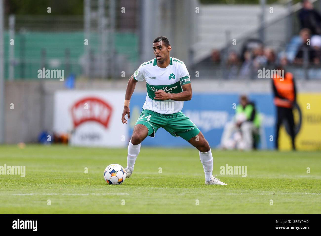Lyngby, Denmark. 04th May, 2025. Daniel Anyembe (24) of Viborg FF seen ...