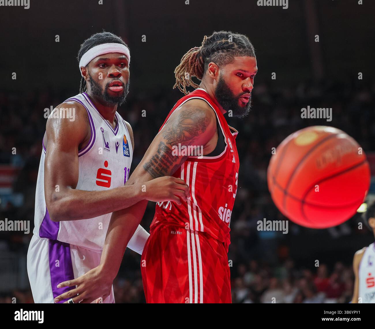 Muenchen, Deutschland. 04th May, 2025. Devin Booker (FC Bayern ...