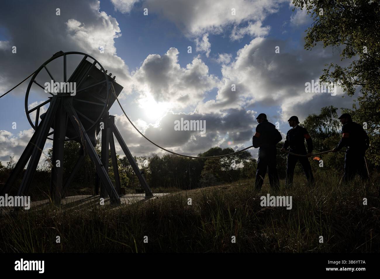 WASSENAAR - The Bourdon bell during the commemoration at the former ...