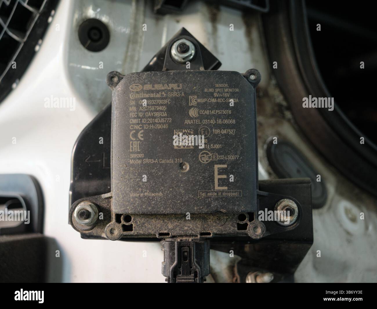Subaru car blind spot monitoring sensor, highlighting its role in ...
