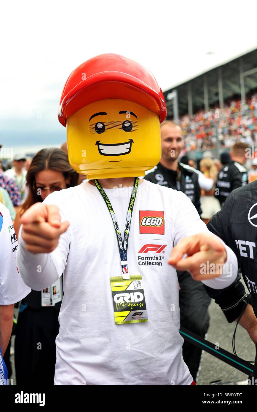 Miami, USA. 04th May, 2025. Lego man on the grid. 04.05.2025. Formula 1 ...