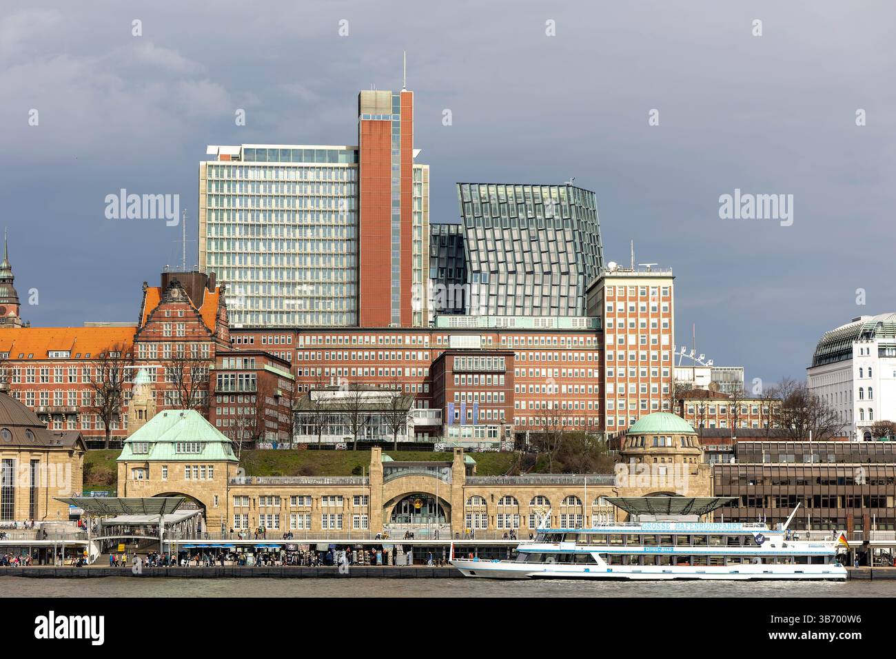 Views of Hamburg's waterfront showcase a blend of modern skyscrapers ...
