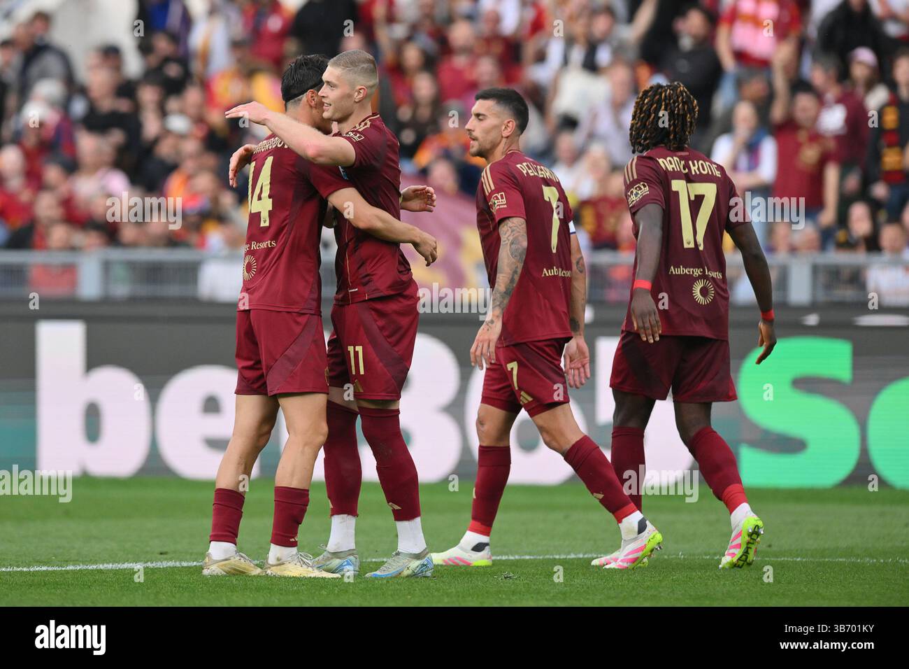 Stadio Olimpico, Rome, Italy. 4th May, 2025. Serie A Football; Roma ...