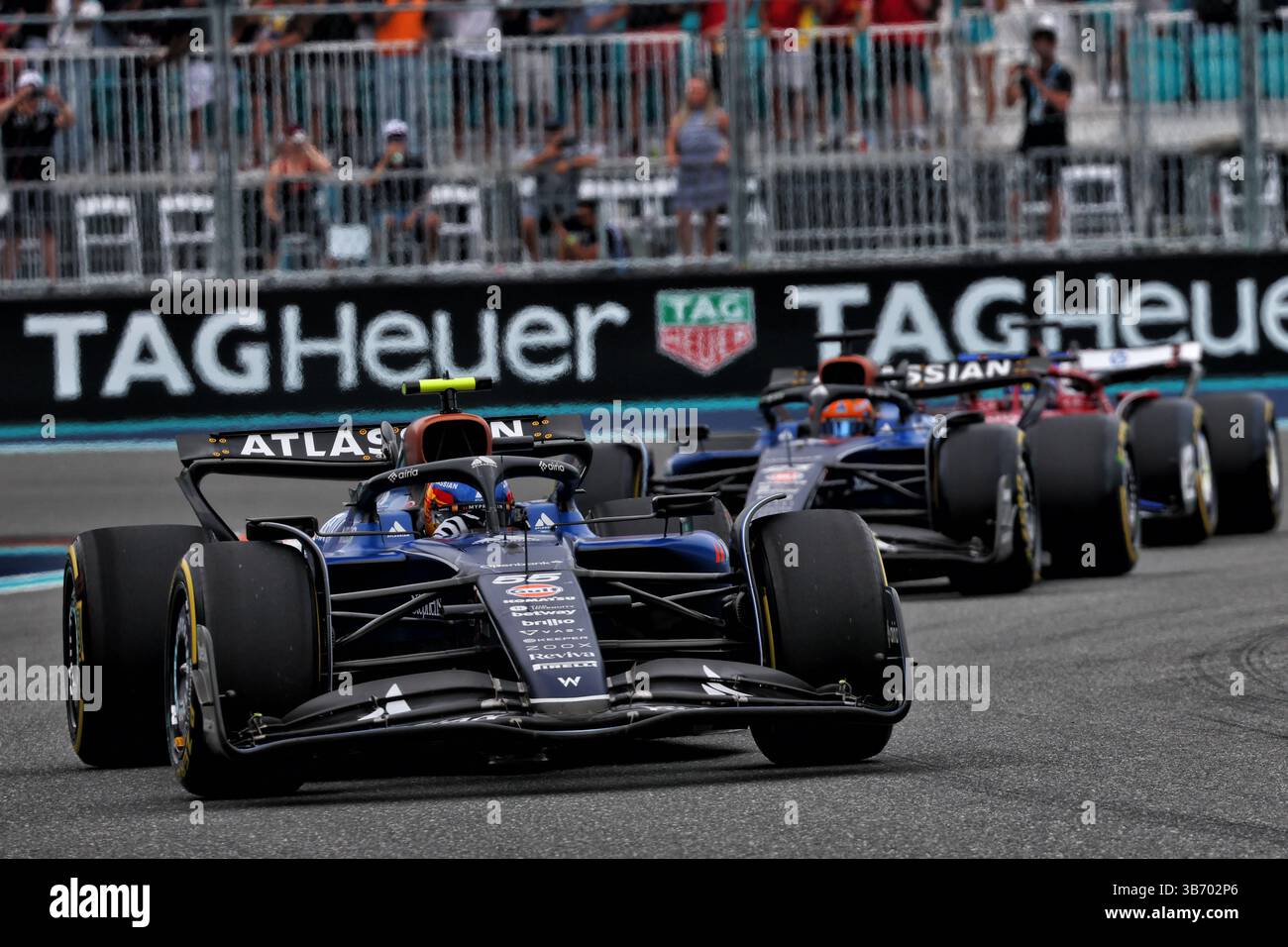 Miami, USA. 04th May, 2025. Carlos Sainz (ESP) Atlassian Williams ...