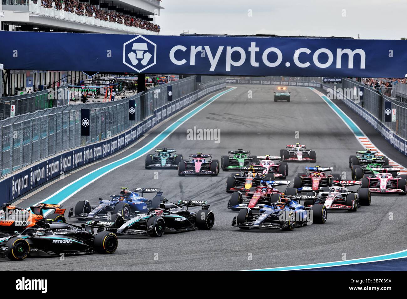 Miami, USA. 04th May, 2025. Alexander Albon (THA) Atlassian Williams ...