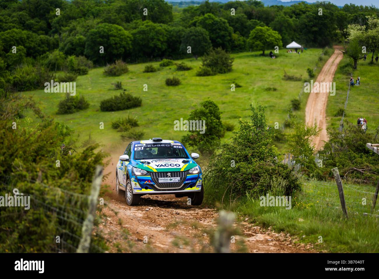 Bretenoux, France. 04th May, 2025. 33 BARNOUIN Benjamin, GAREL Romain ...