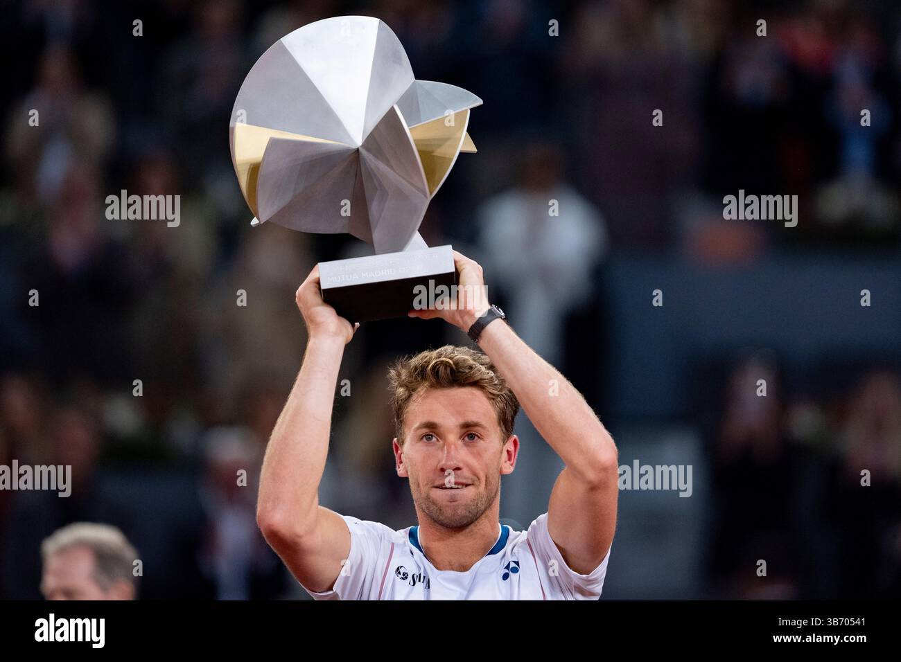 Madrid, Madrid, Spain. 4th May, 2025. Casper Ruud of Norway poses for a ...
