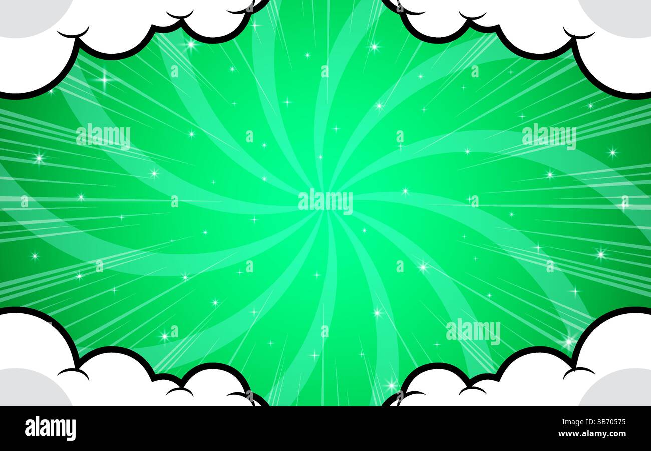 Comic speed effect clouds hi-res stock photography and images - Alamy