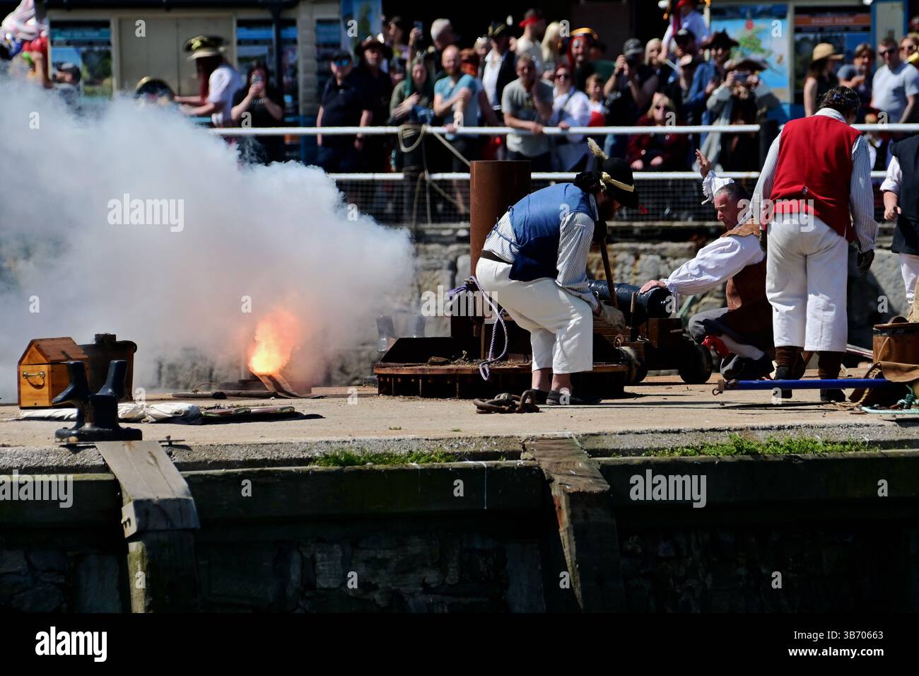 Brixham, UK. 04th May, 2025. UK.Brixham pirates festival and the ...
