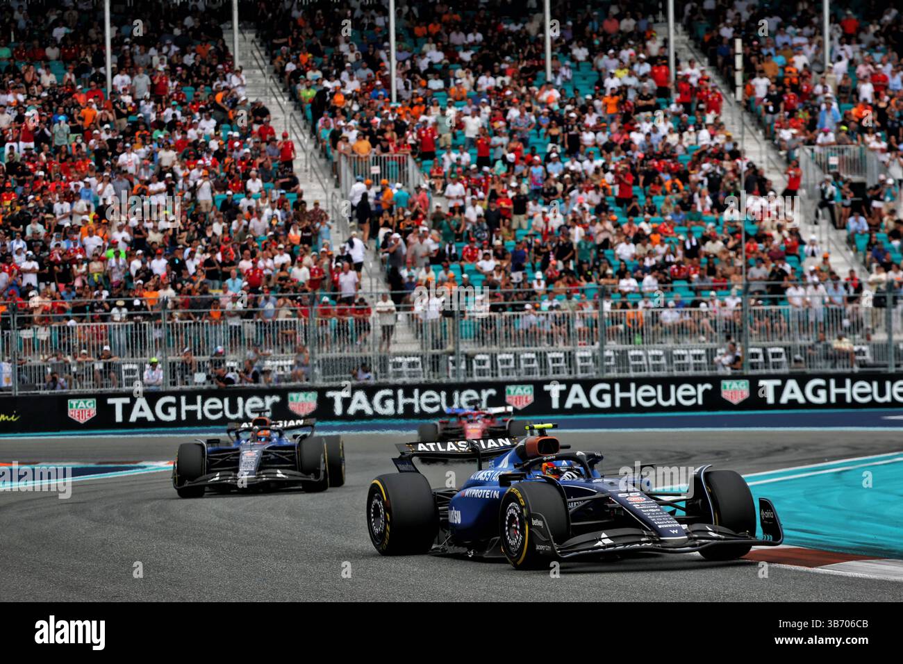 Miami, USA. 04th May, 2025. Carlos Sainz (ESP) Atlassian Williams ...