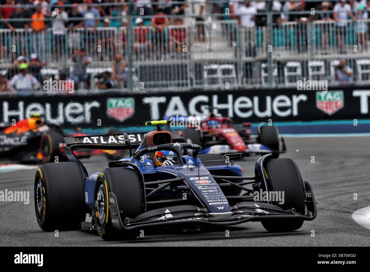 Miami, USA. 04th May, 2025. Carlos Sainz (ESP) Atlassian Williams ...