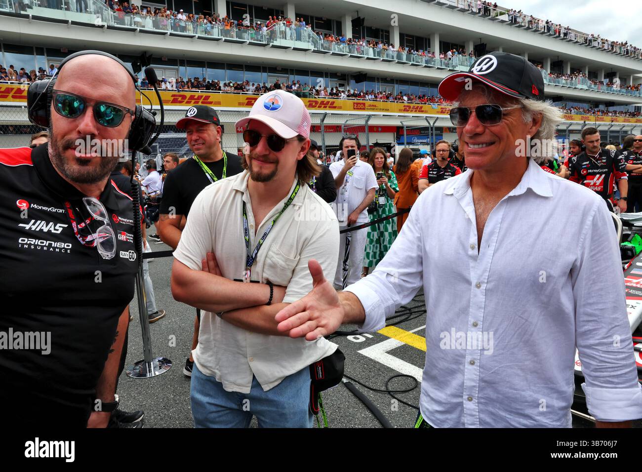 Miami, USA. 04th May, 2025. Jon Bon Jovi (USA) Singer on the grid. 04. ...