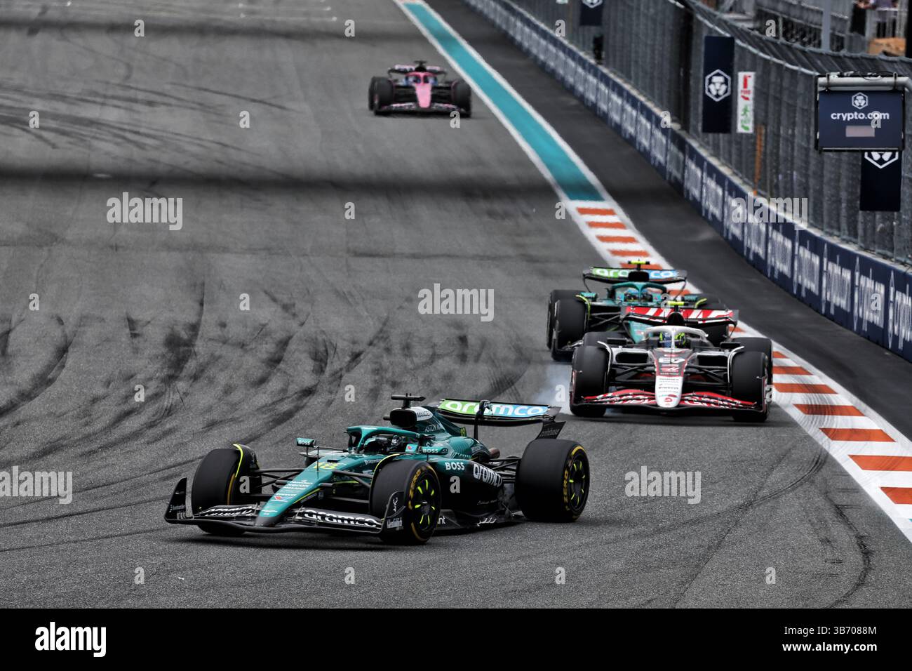 Miami, USA. 04th May, 2025. Lance Stroll (CDN) Aston Martin F1 Team ...