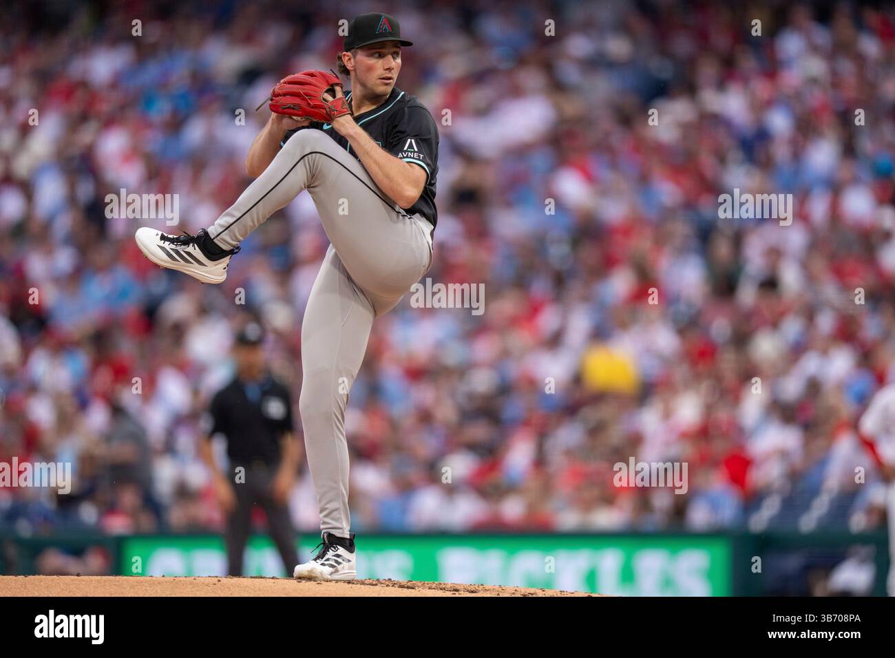 Arizona Diamondbacks starting pitcher Brandon Pfaadt delivers during ...