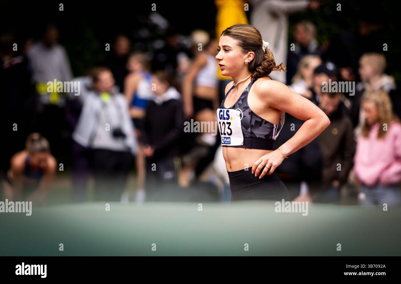 Hamburg, Deutschland. 04th May, 2025. Fokussiert: Lena Leege (SCC ...