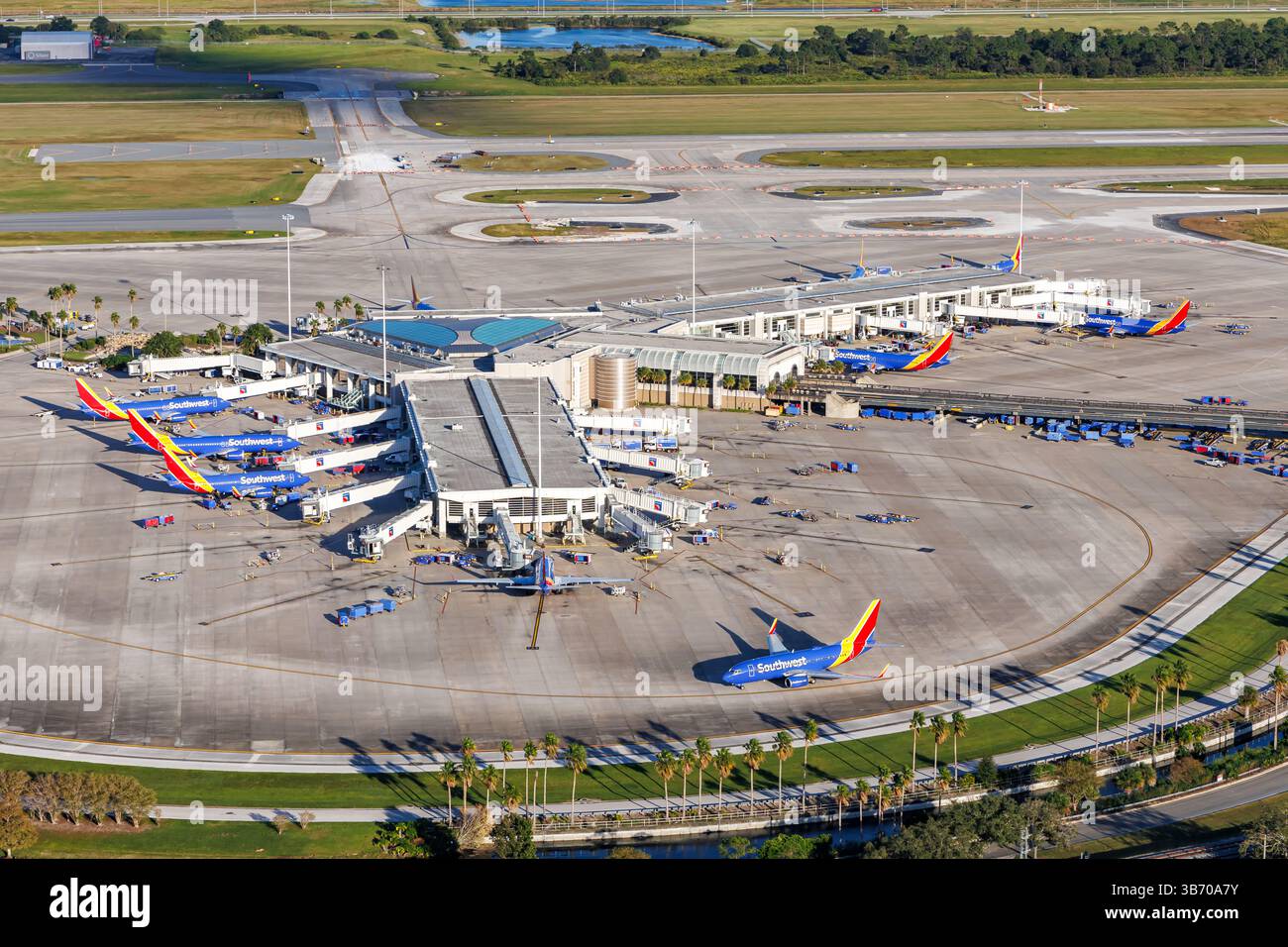 Orlando, United States - October 17, 2024: Aerial view photo of Orlando ...