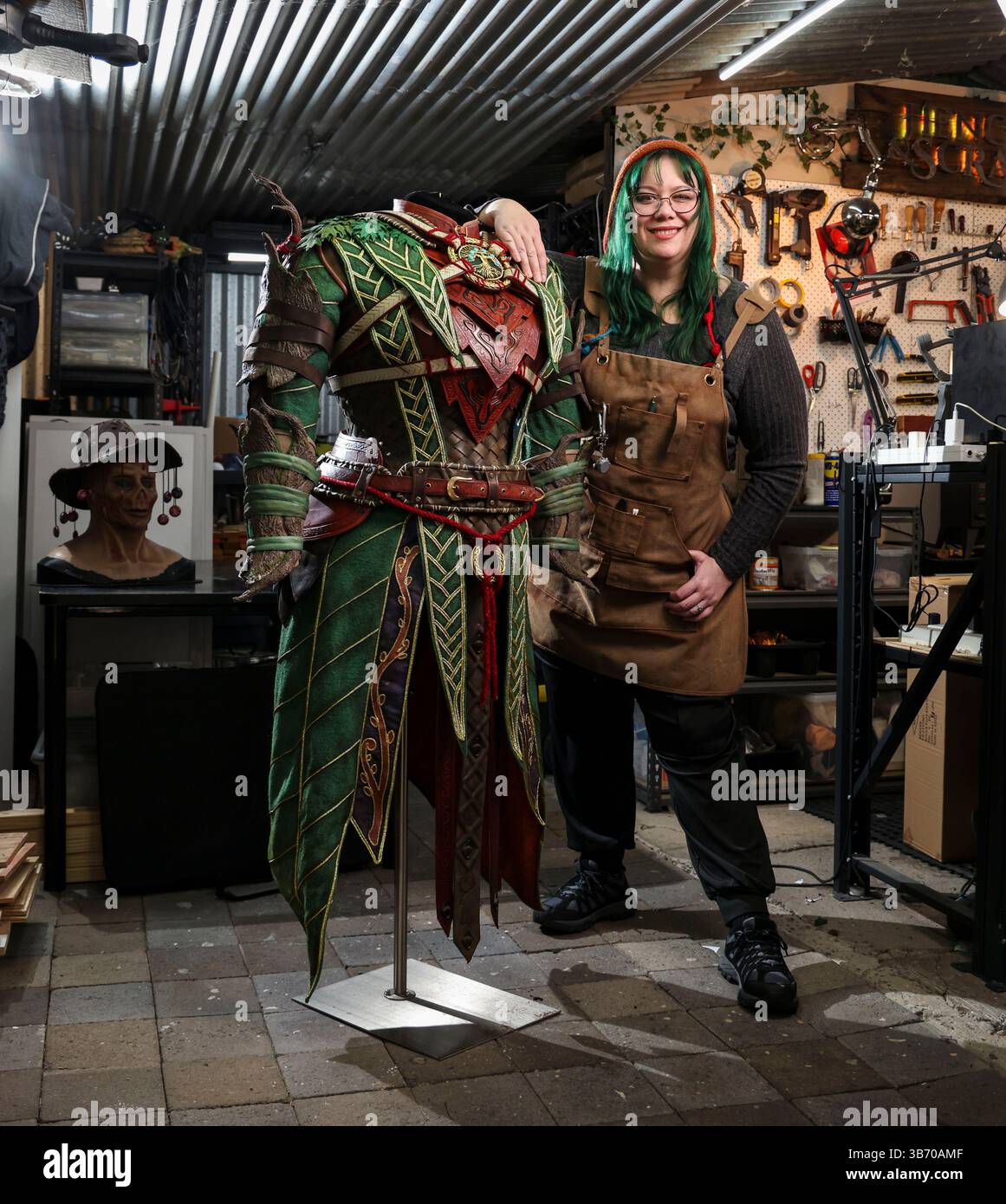 Cosplay designer Clare Beaton is competing for US Cosplay champion ...