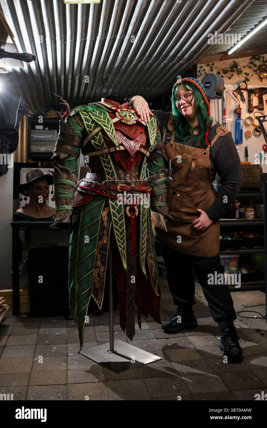 Cosplay designer Clare Beaton is competing for US Cosplay champion ...