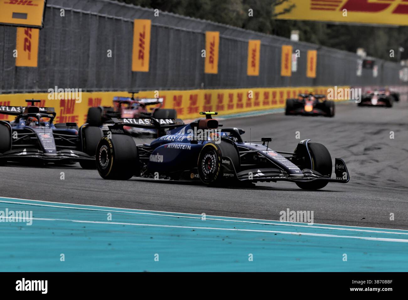 Miami, USA. 04th May, 2025. Carlos Sainz (ESP) Atlassian Williams ...