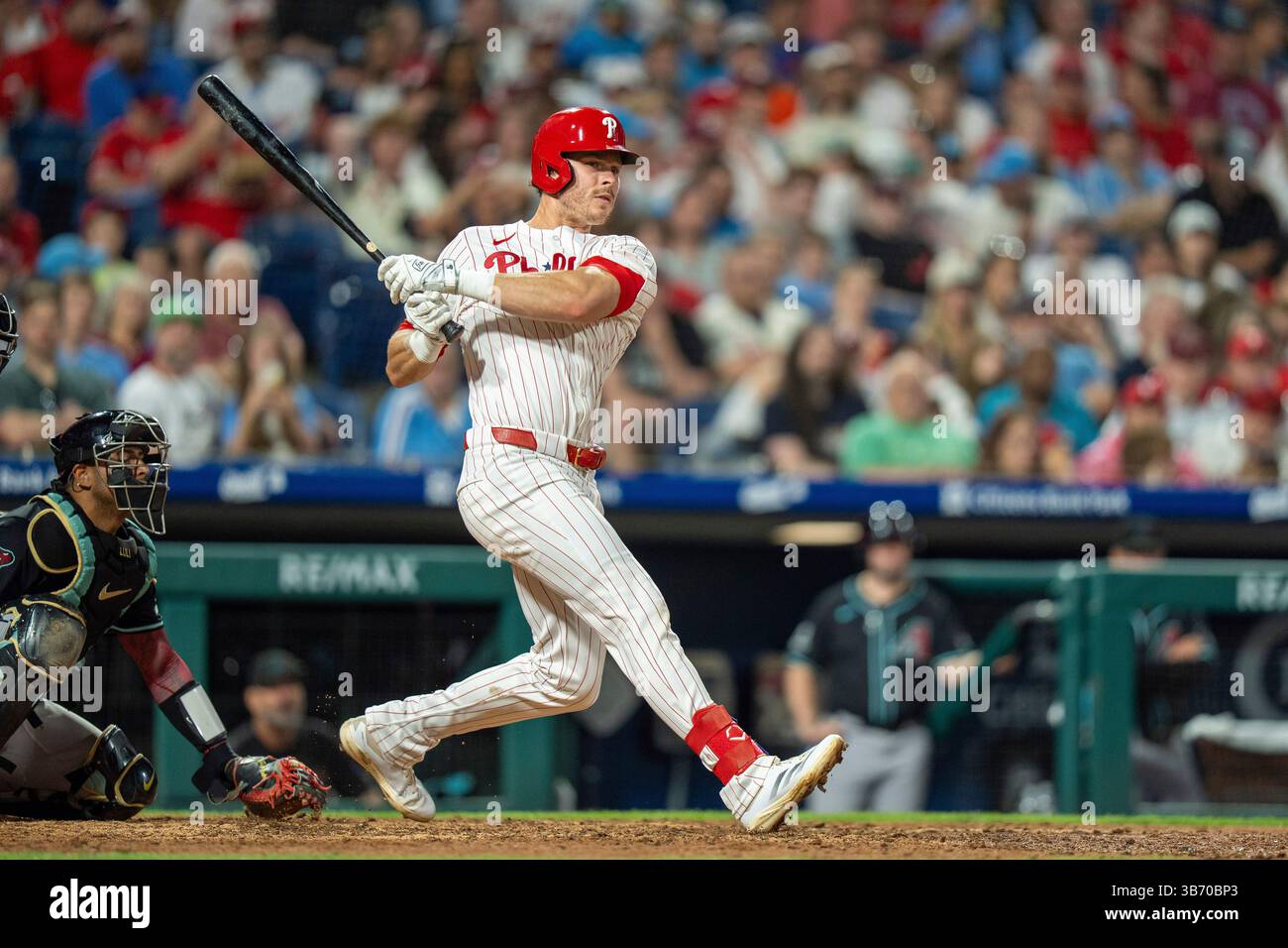 Philadelphia Phillies' Max Kepler in action during the baseball game ...