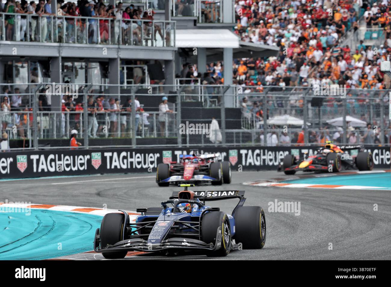 Miami, USA. 04th May, 2025. Carlos Sainz (ESP) Atlassian Williams ...