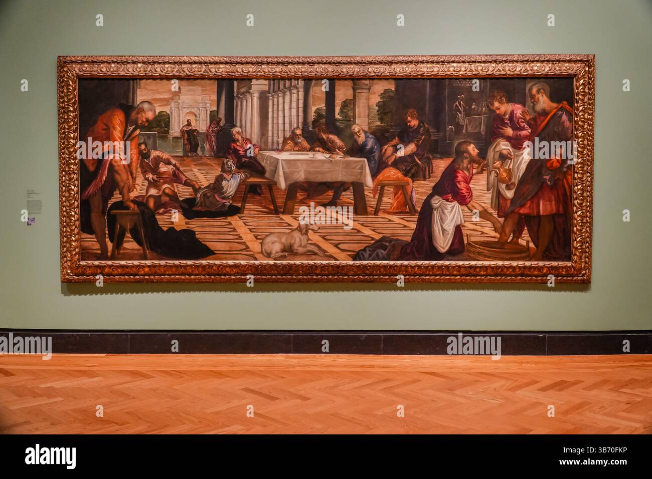 Jesus Washing His Disciples' Feet by Jacopo Tintoretto. Famous 16th ...