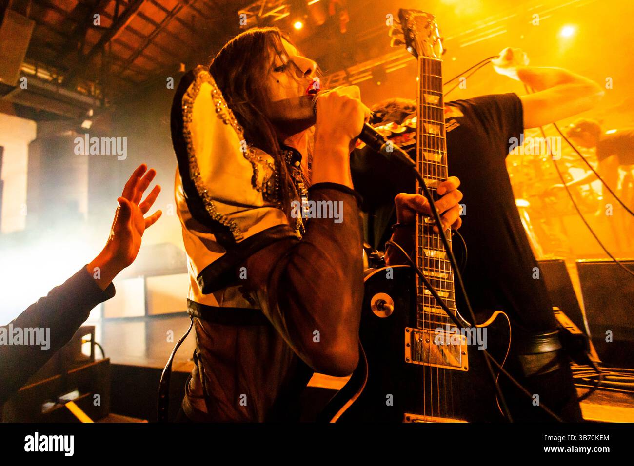 Milan, Italy. 04th May, 2025. Lucio Corsi performs live at Alcatraz in ...