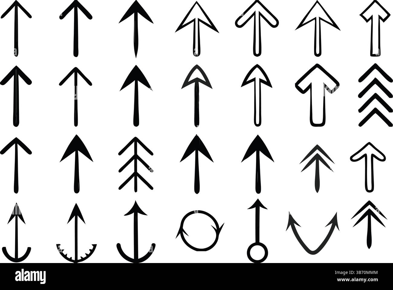 Arrow Icon Vector Directional Symbols For Navigation And Design Stock Vector Image And Art Alamy