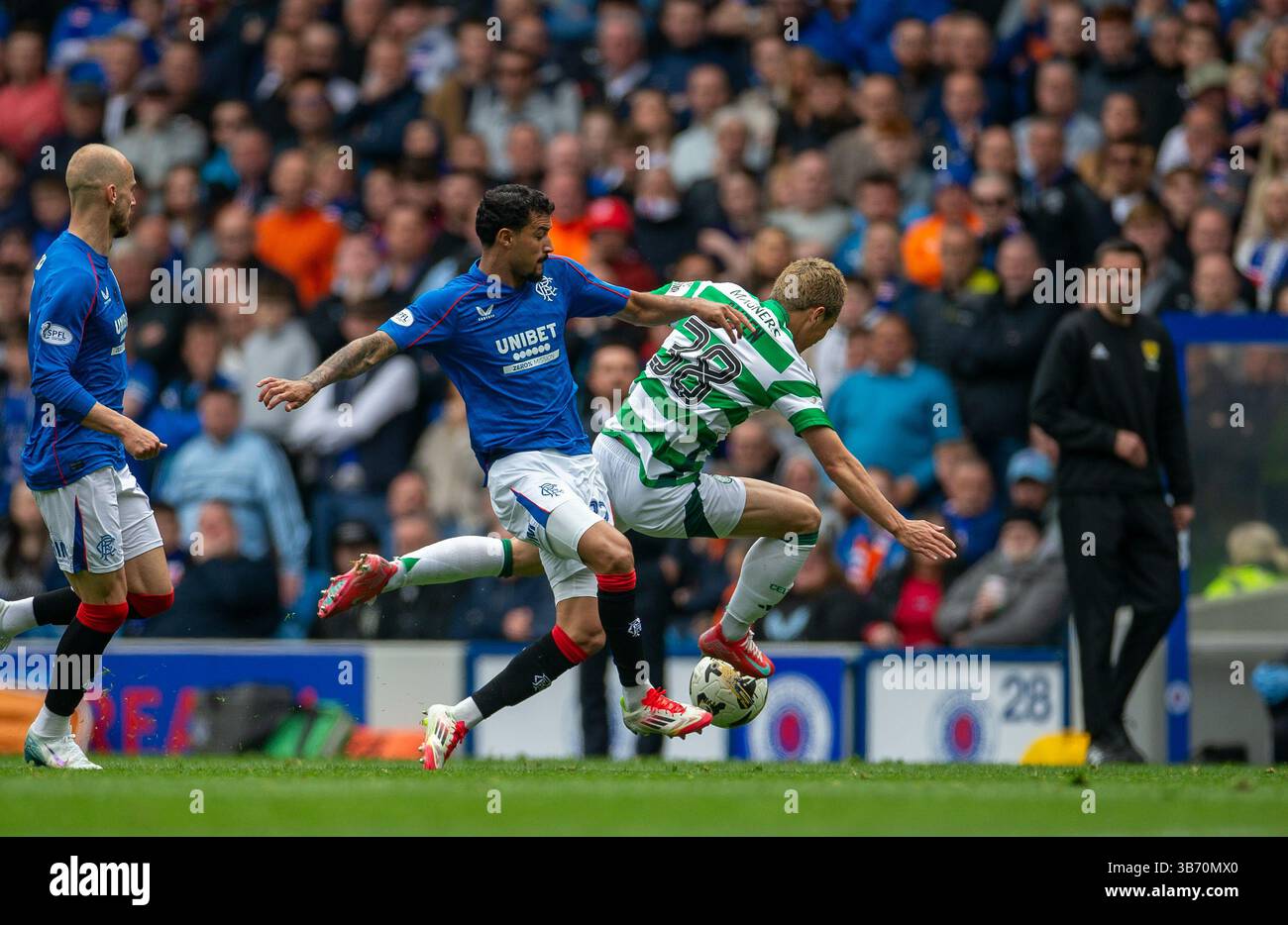 Ibrox Stadium, Glasgow, UK. 4th May, 2025. Scottish Premiership ...