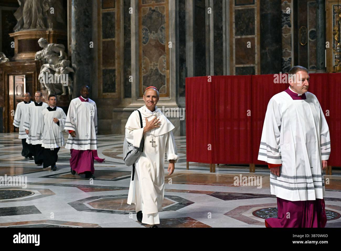 **NO LIBRI** Italy, Rome, Vatican, 2025/5/4 . Cardinal Jean-Paul Vesco ...