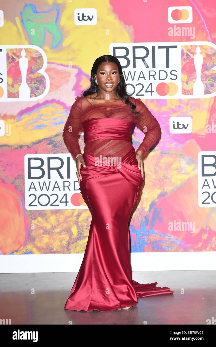 LONDON, ENGLAND - MARCH 02: Madame Joyce attending the BRIT Awards 2024 ...