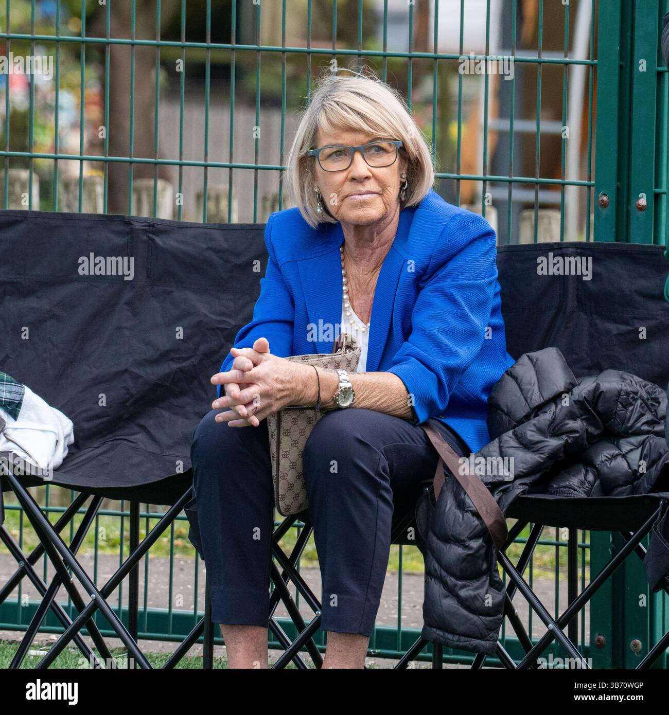 Stewarton, Scotland, UK. 4th Apr, 2025. Woman's Legends Football match ...