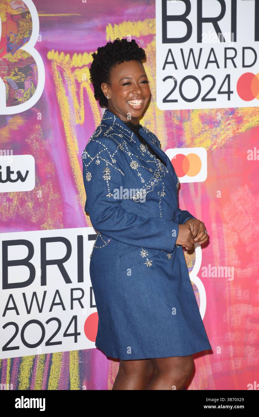 LONDON, ENGLAND - MARCH 02: YolanDa Brown attending the BRIT Awards ...